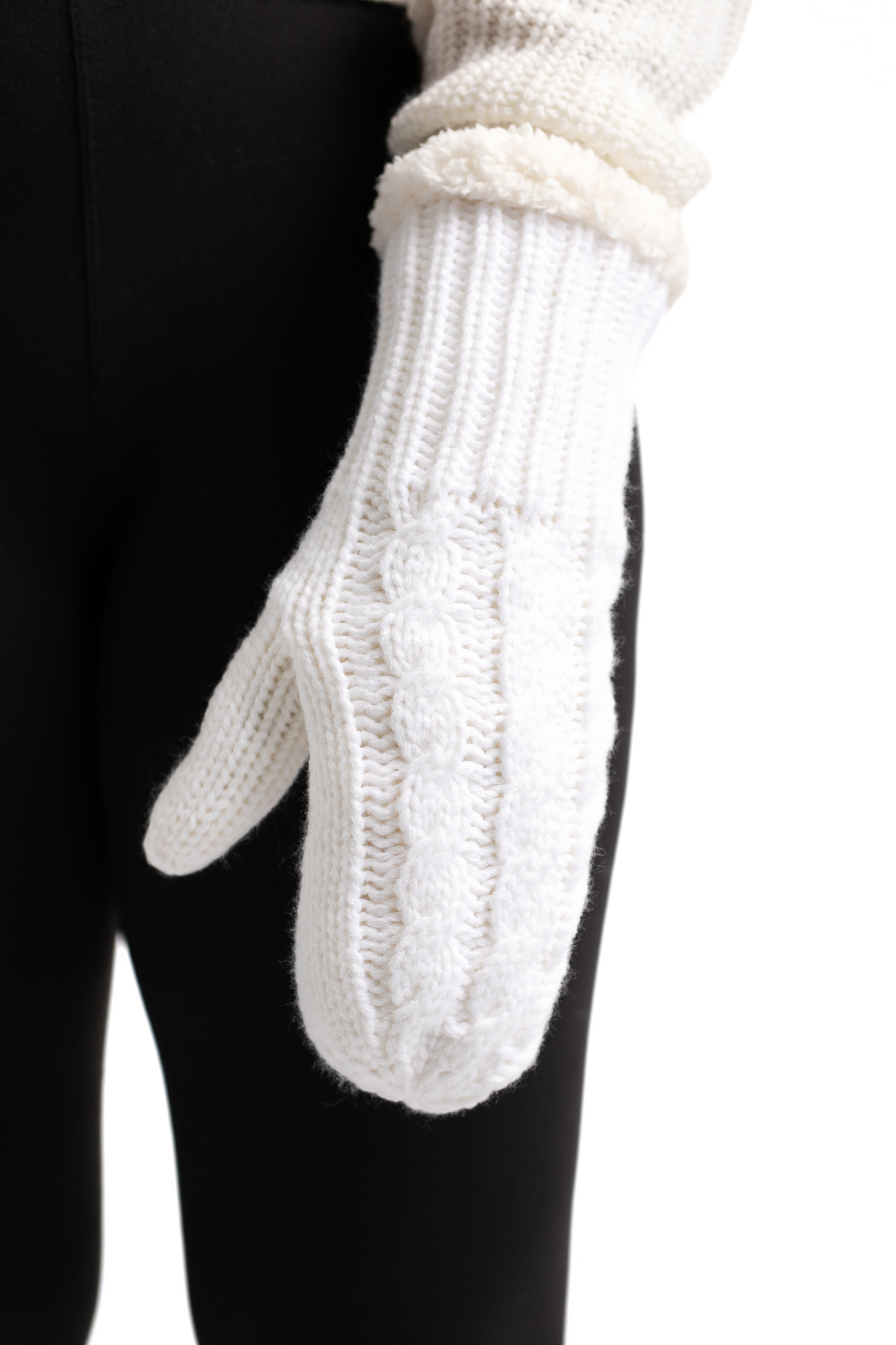 Just Cozy Knit Mittens - Comfy and Cozy Lined Mittens